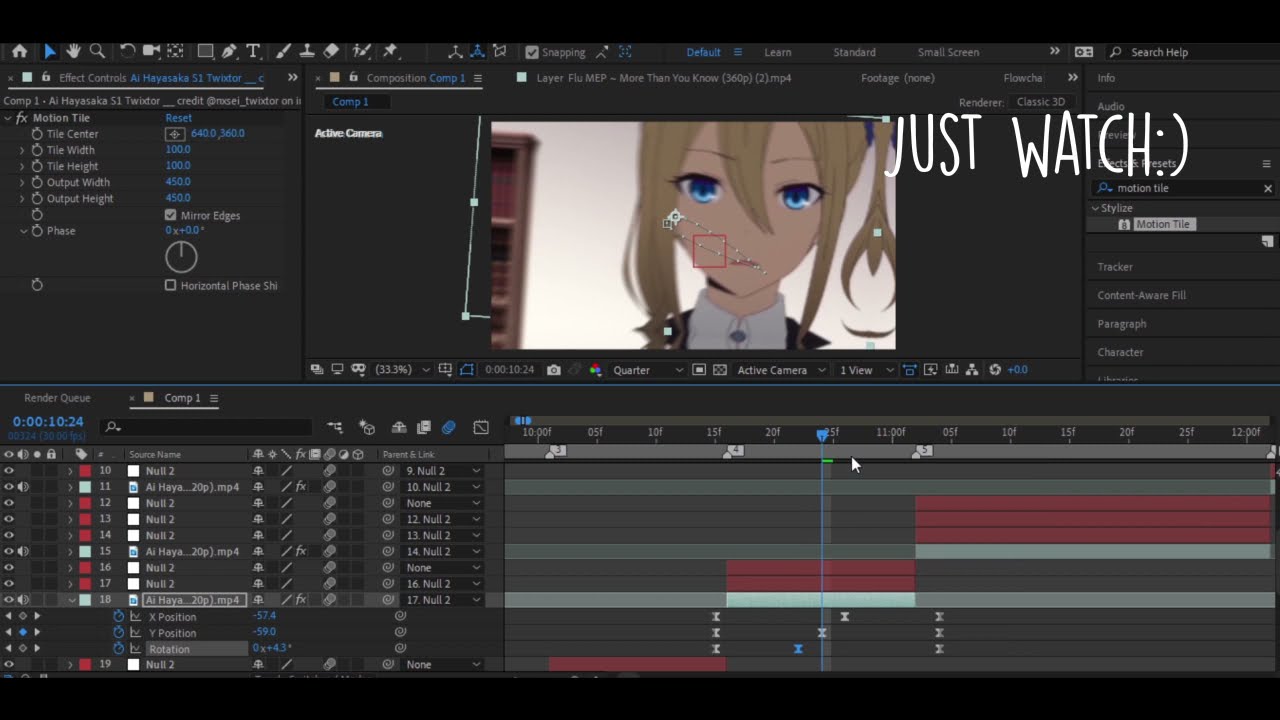 Daddy shake tutorial // After Effects - YouTube