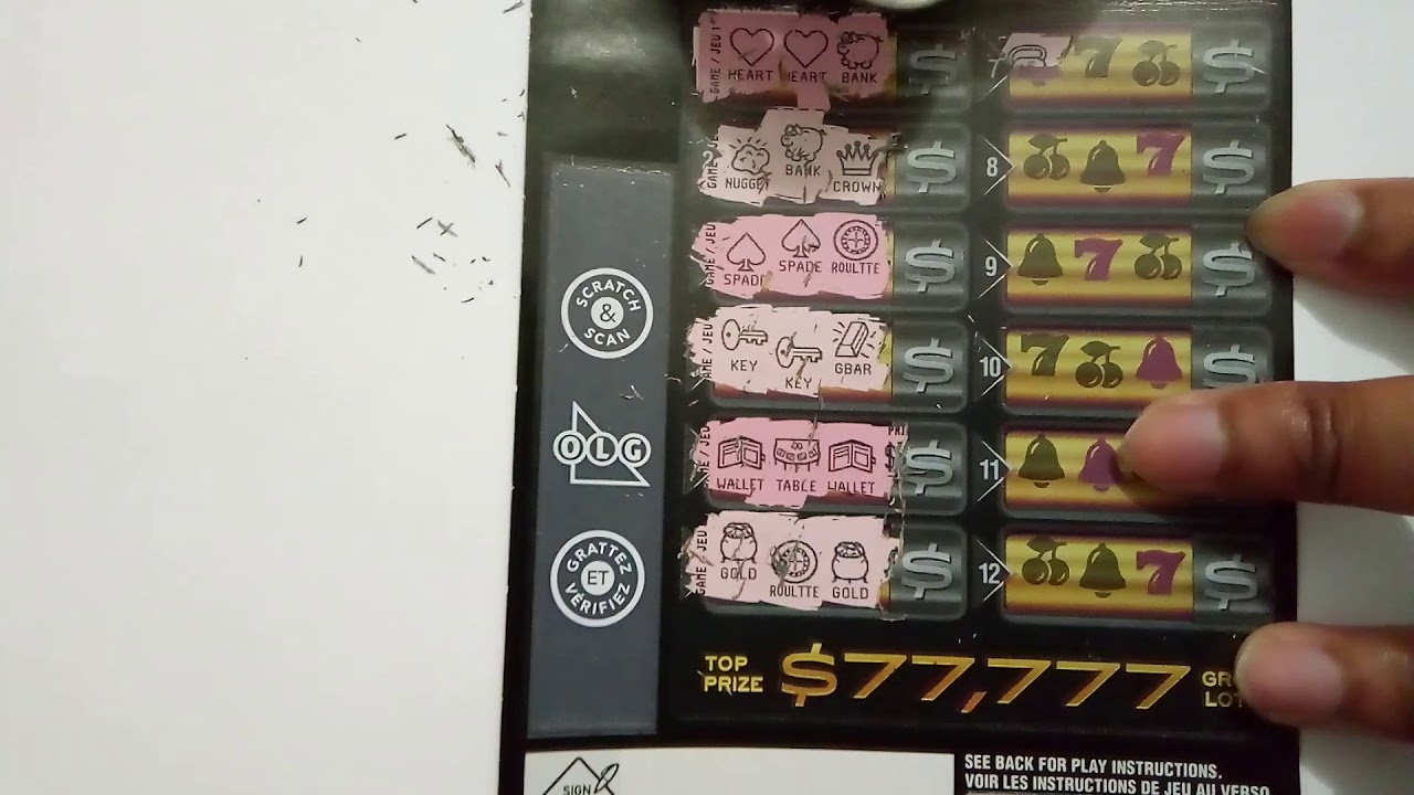 OLG new Scratch card #7 for $5 - YouTube