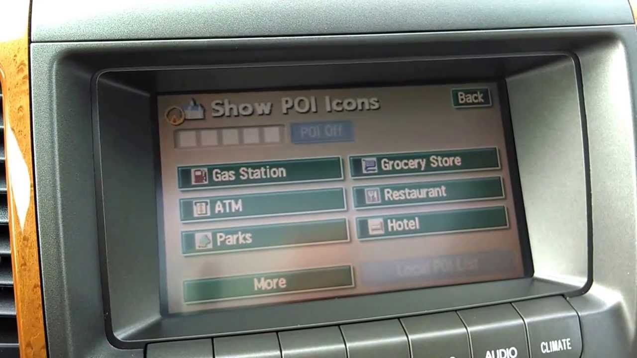 Lexus GX470 - Navigation - Map/Voice Explanation & Review - YouTube
