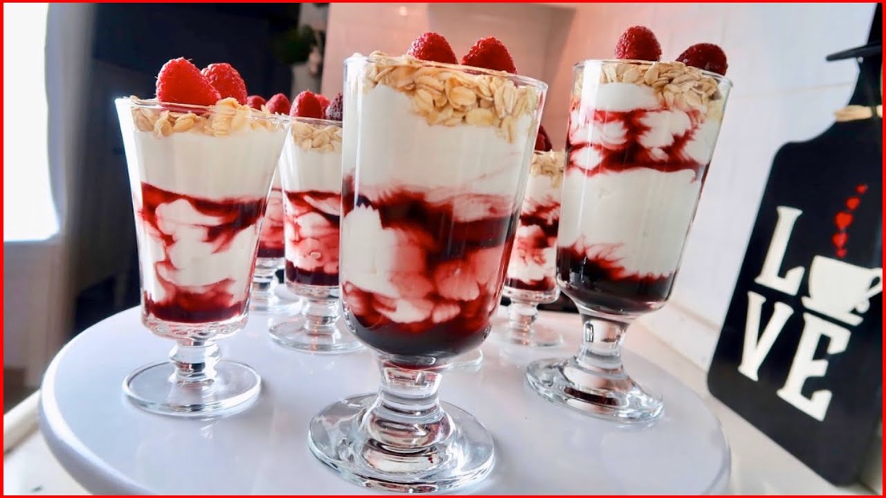 DİYET TATLI 💯 Magnolia Tatlısı 🍓 (En Kolay Tatlı Tarifleri) | Muhallebi ...