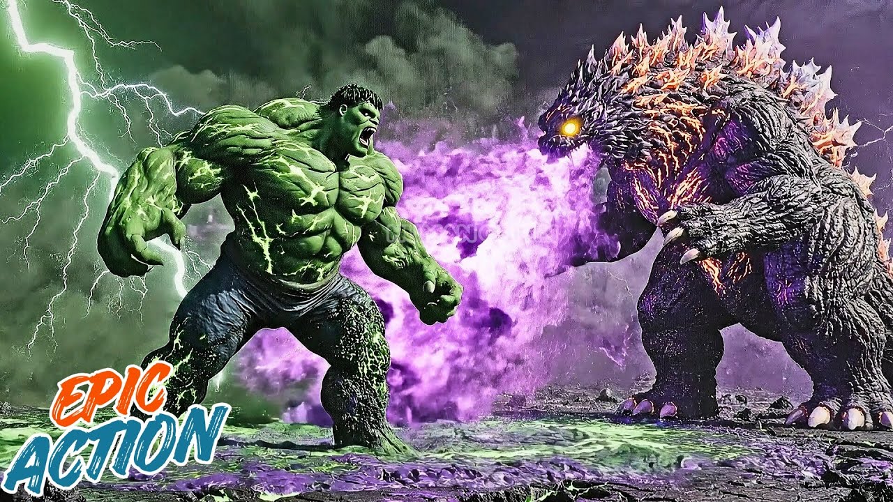 💪Hulk vs Giant Toxic Frog Monster: Epic City Battle & Transformation ...