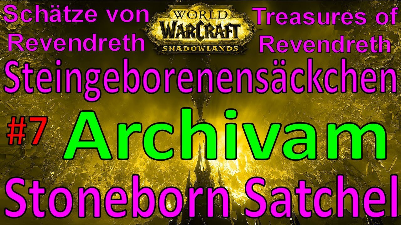WoW - Steingeborenensäckchen / Stoneborn Satchel - Archivam Graben der ...