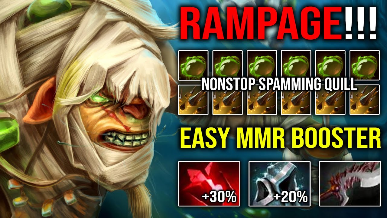 Press W to Win Crazy Rampage Bristleback Carry Imba Max Quill Spray +50 ...