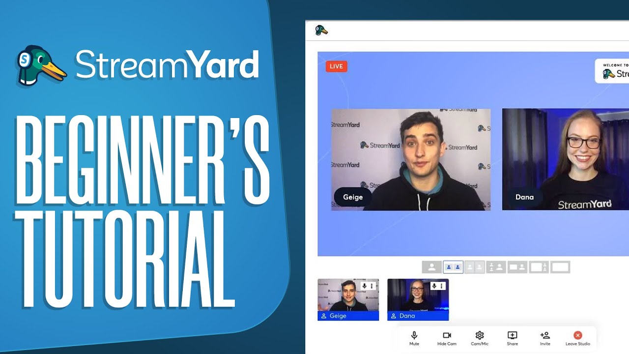 StreamYard Tutorial (2024) | Live Stream For FREE - YouTube