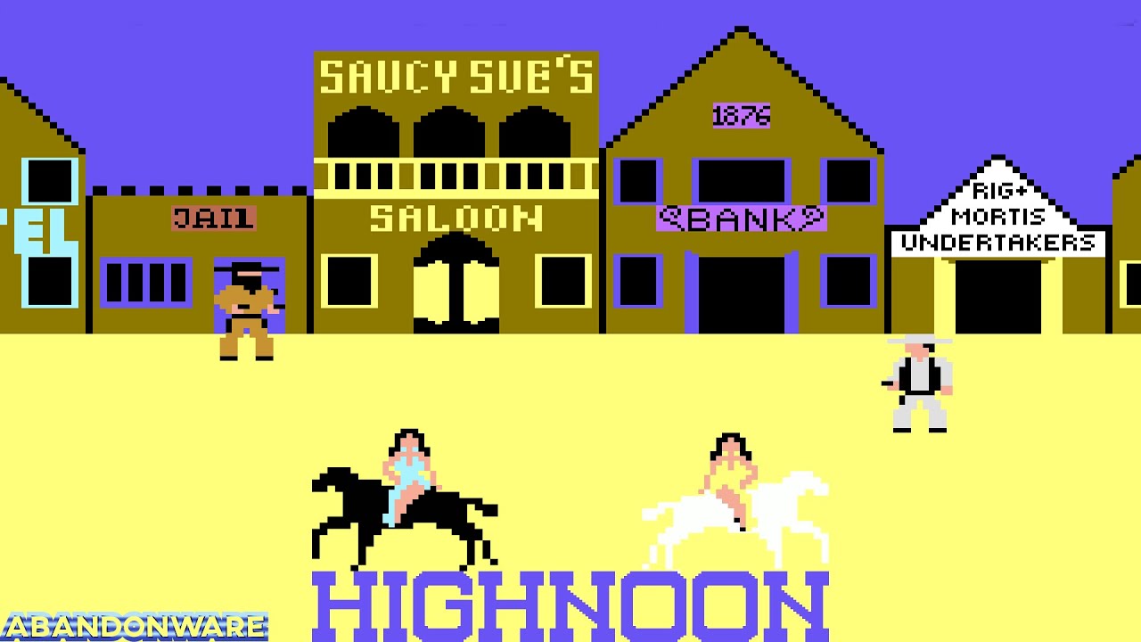 Highnoon - C64 full playthrough - YouTube