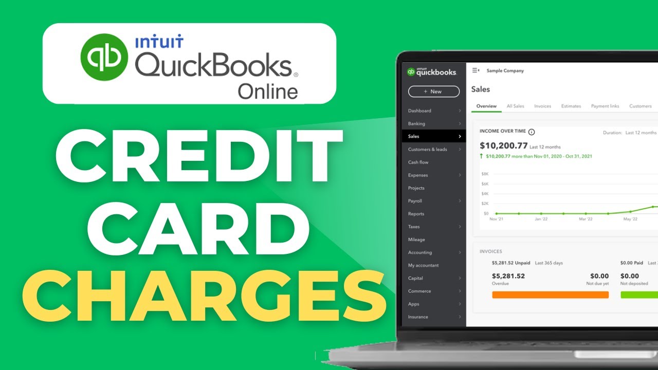 How to Enter Credit Card Charges in QuickBooks Online - YouTube
