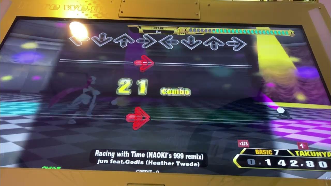 【DDR A3】Racing with Time (NAOKI's 999 remix)【DP BASIC】 - YouTube