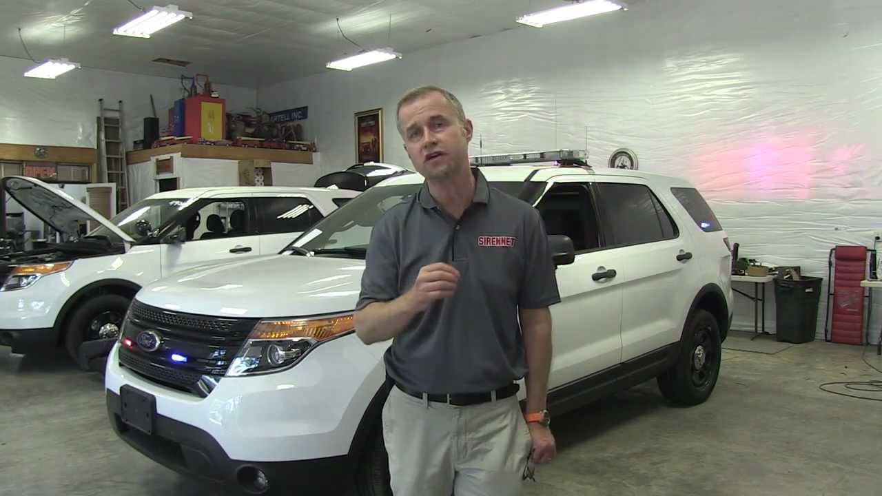 Ford Explorer Police Interceptor SUV K9 Unit Install - YouTube