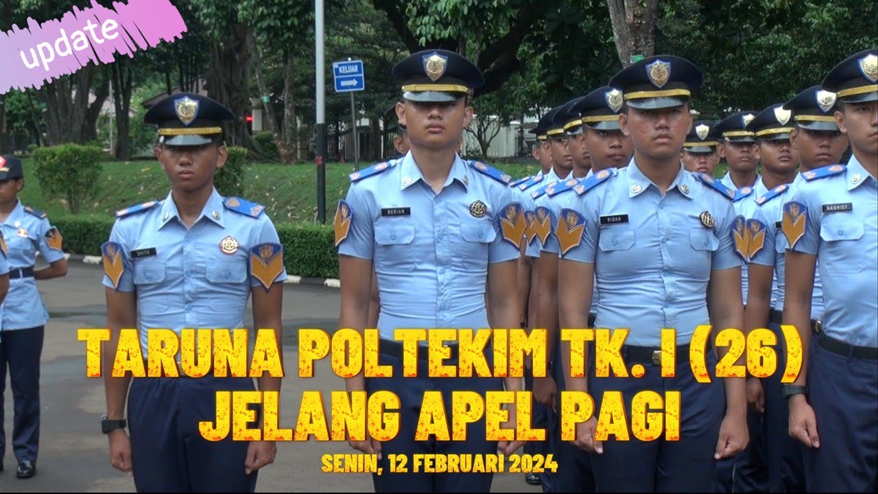 TARUNA POLTEKIM TK I JELANG APEL PAGI - YouTube