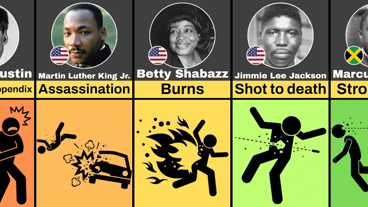 How Famous Civil Rights Activists Died - YouTube