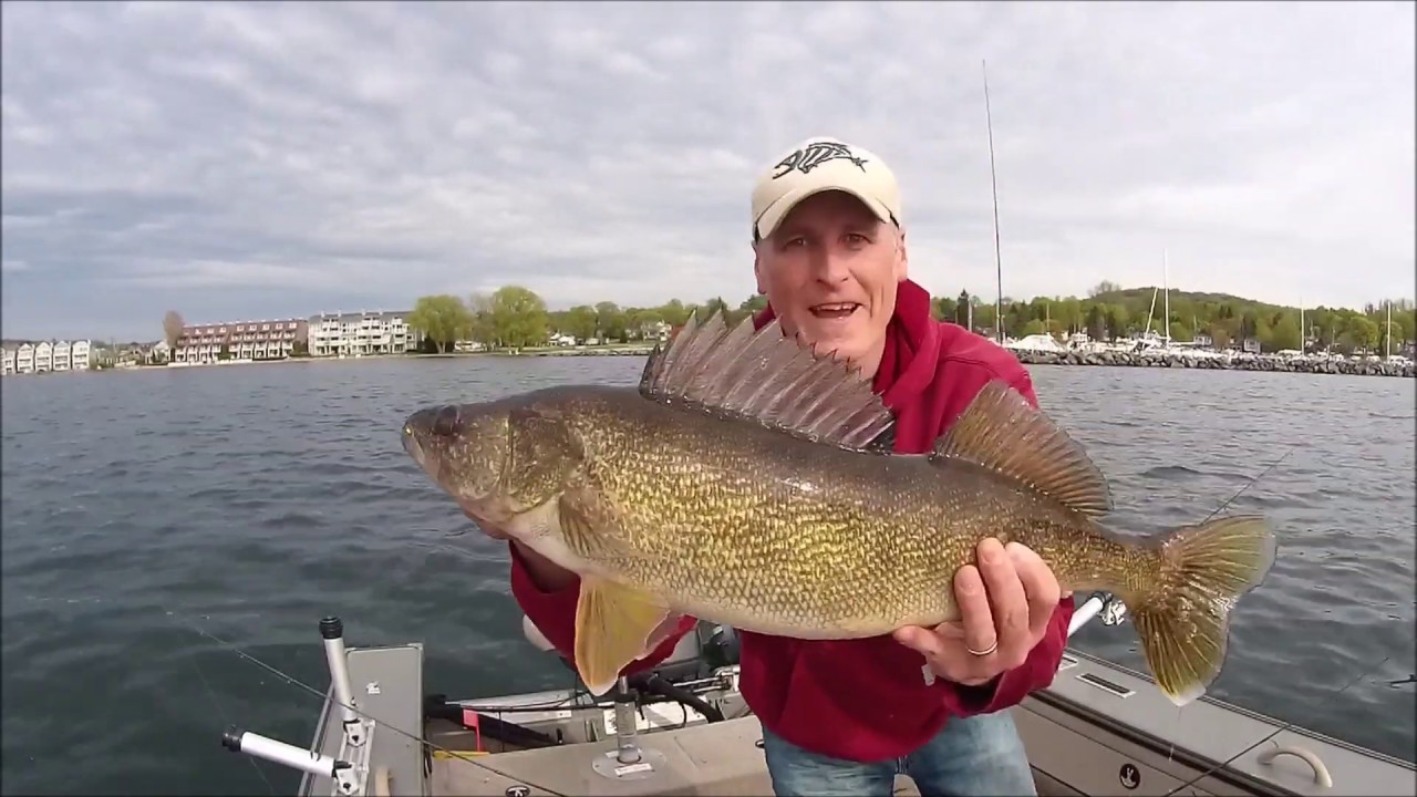 Big Walleye on Slip Float - YouTube