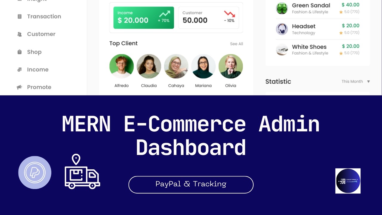 MERN Full Stack E-Commerce: Admin Dashboard Tutorial (PayPal, Orders ...