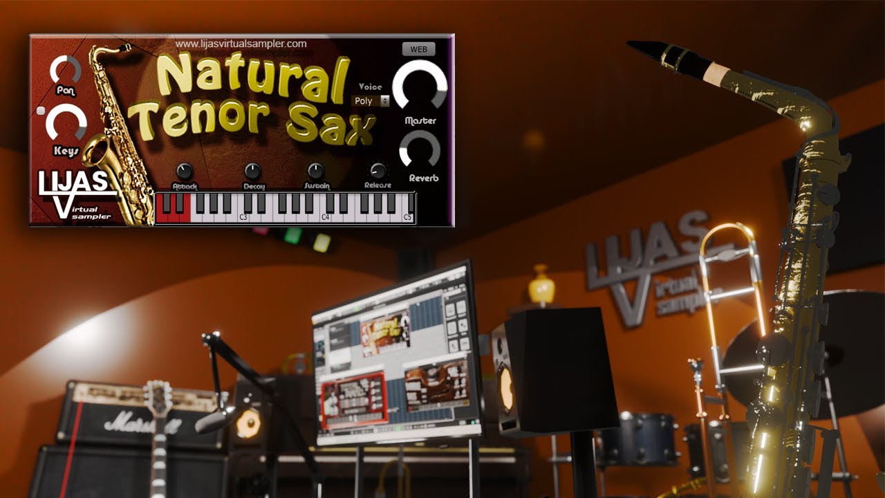 🎷🎷UN SAXO REAL EN TU TECLADO🎷🎷 - Natural Tenor Sax VST3-#vstplugins # ...