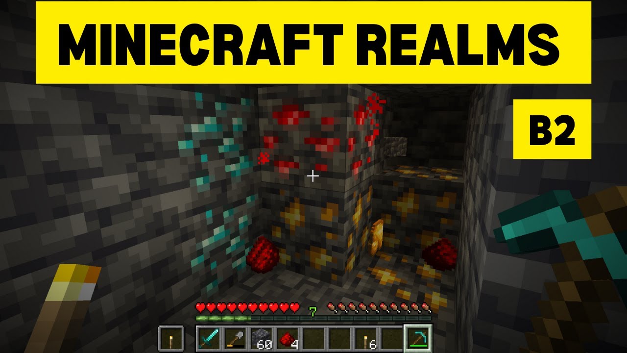 Minecraft Realms (SURVIVAL) B2 / MINECRAFT - YouTube