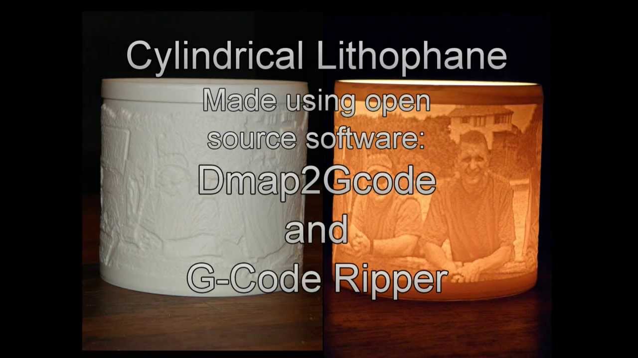 PVC Pipe Lithophane Using Open Source Software - YouTube