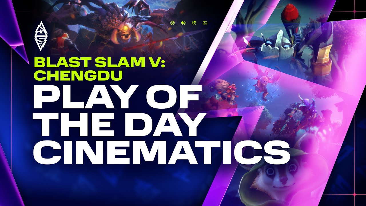 EVERY Play of the Day Dota 2 Cinematic from BLAST Slam V: Chengdu 🎥 ...
