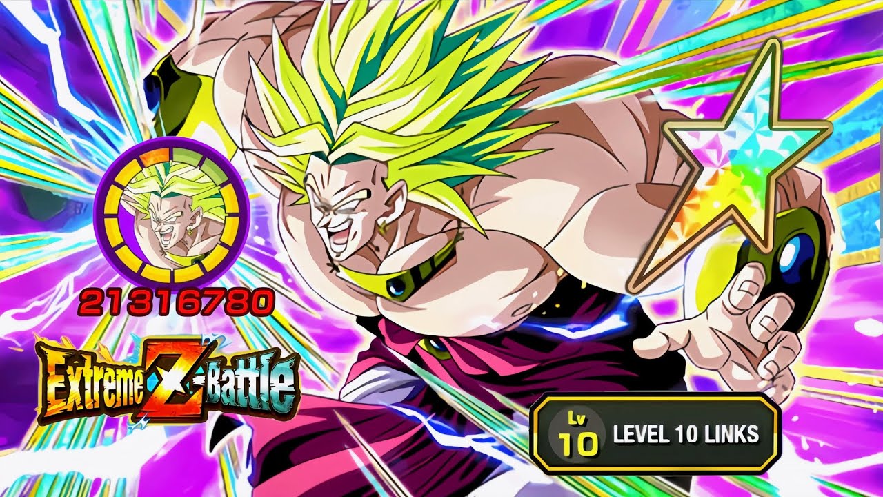 100℅ NEW EZA INT BROLY LEGENDARY SUPER SAIYAN LEVEL 10 LINKS SHOWCASE ...