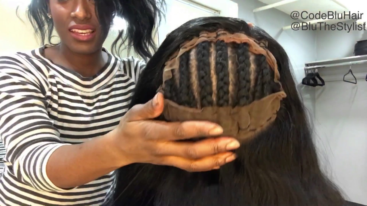 360 Lace Frontal Install / Get this Look! - YouTube
