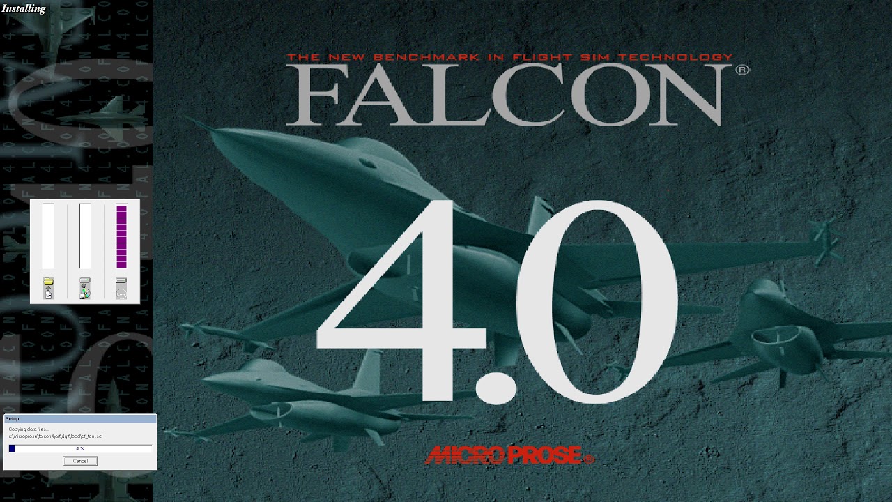 Falcon BMS : Falcon4.0 Insatall - YouTube