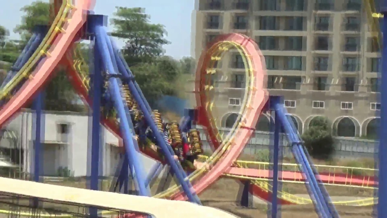 Nitro Roller Coaster In Imagica, Pune, Maharashtra , India HD Video ...