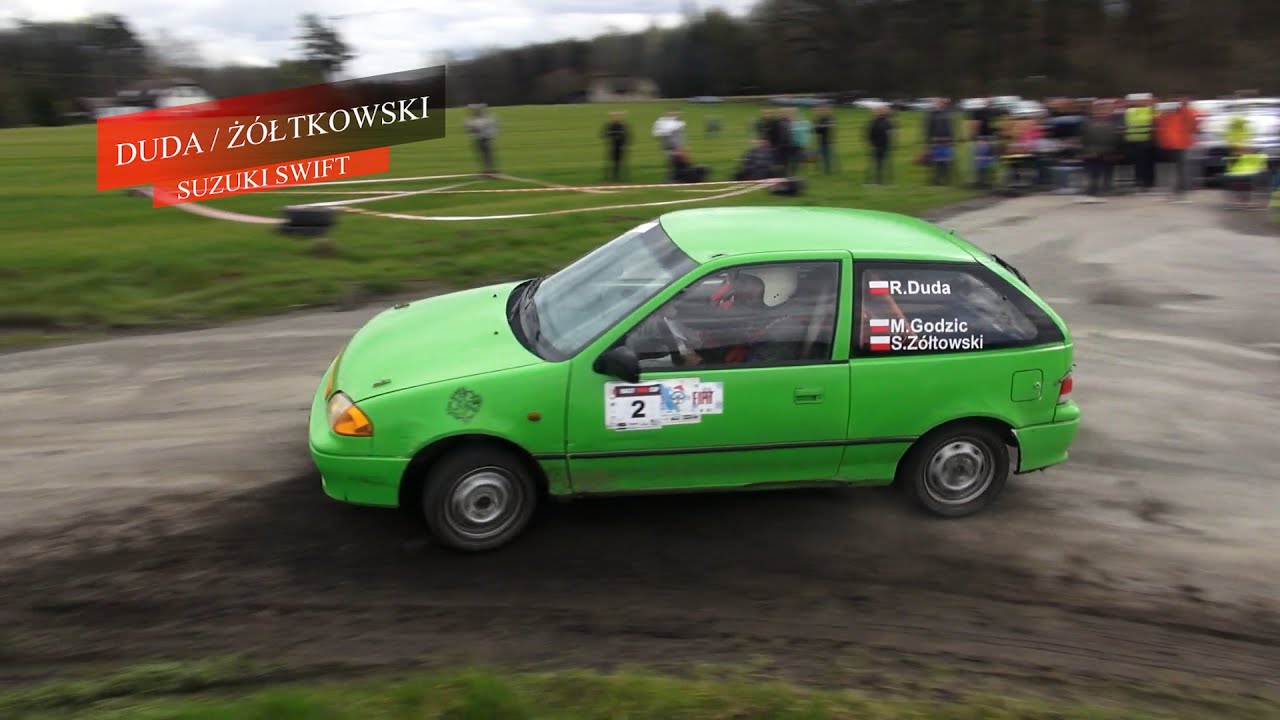 1 Runda Rally Park Cup 2023 Duda / Żółtkowski - Suzuki Swift - YouTube