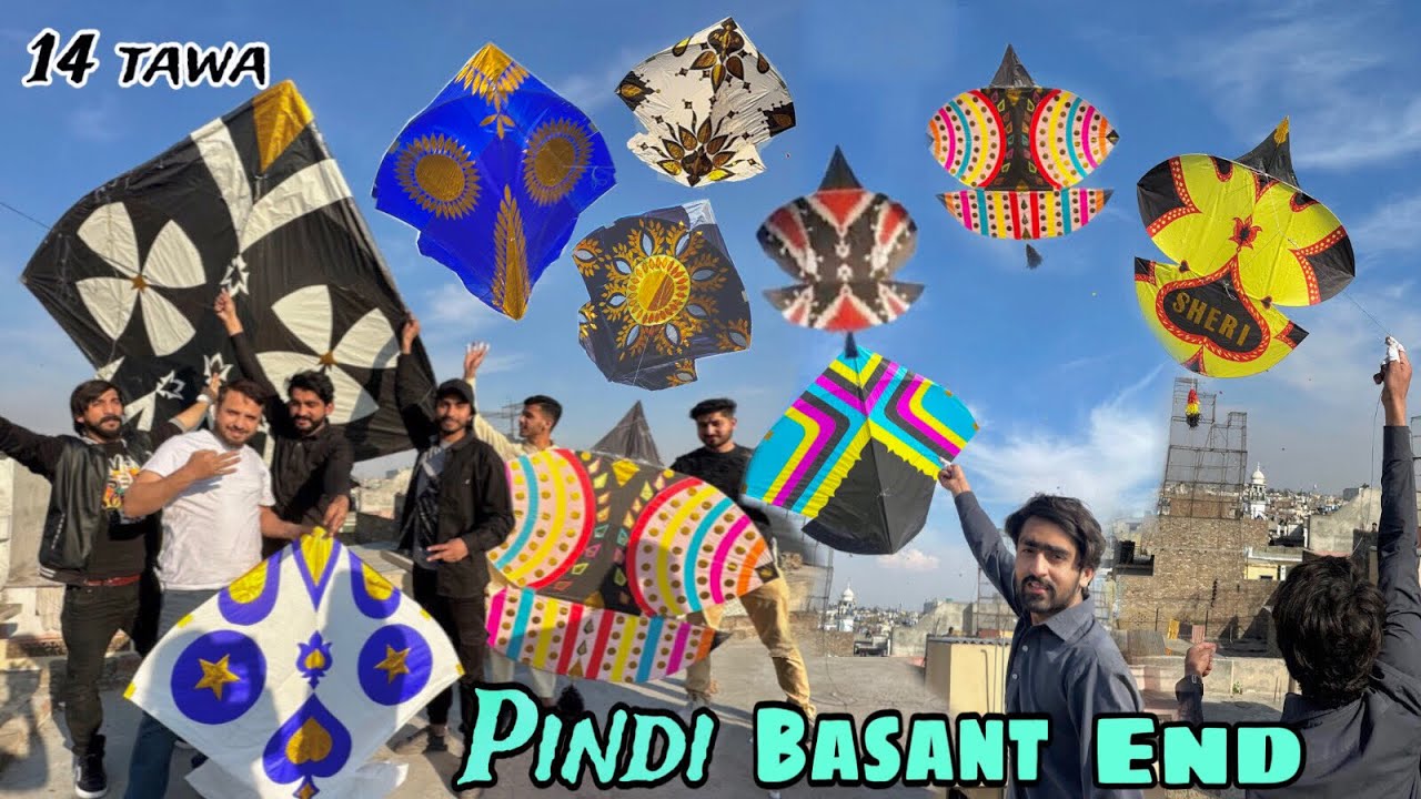 2024 Basant At Rawalpindi🔥 🏻6 Tawa Bht urye All biggest kite Pakistan Basant ||Sheri Vlog ...