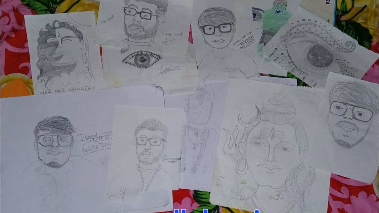 my all drawings - YouTube