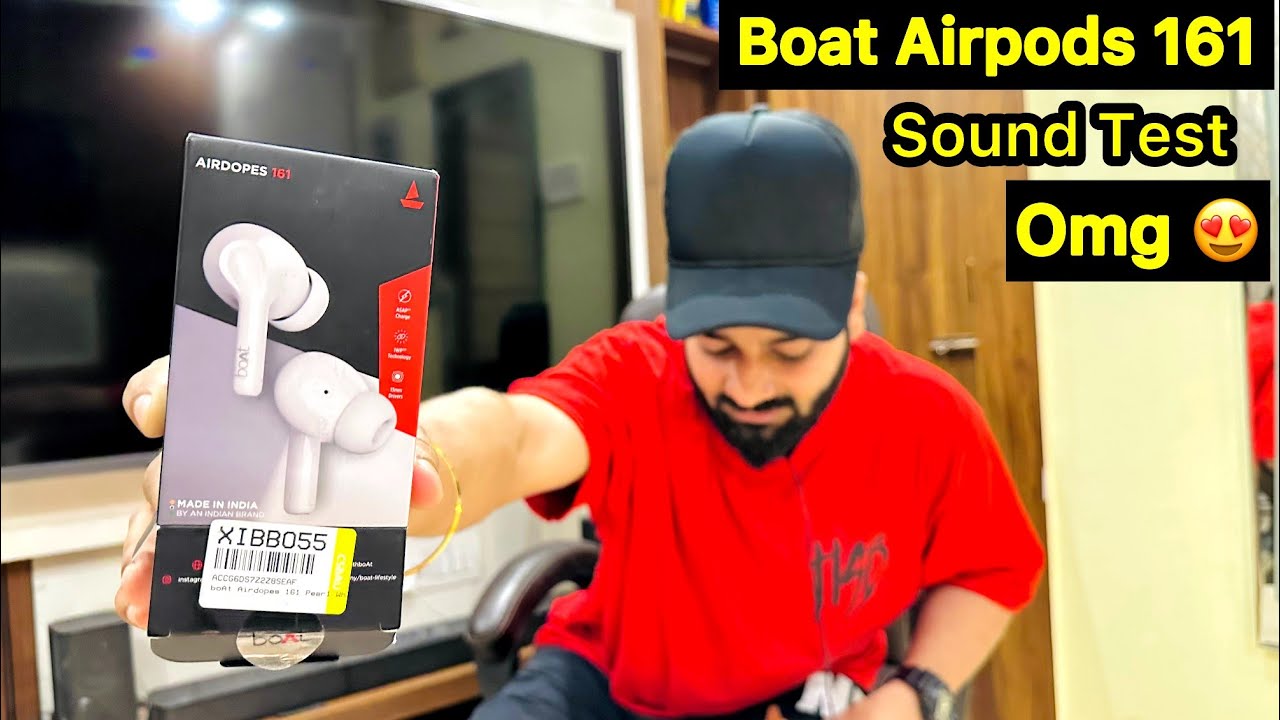 Boat Airpod 161 Sound Test ||Review || Unboxing || Value For Money ...
