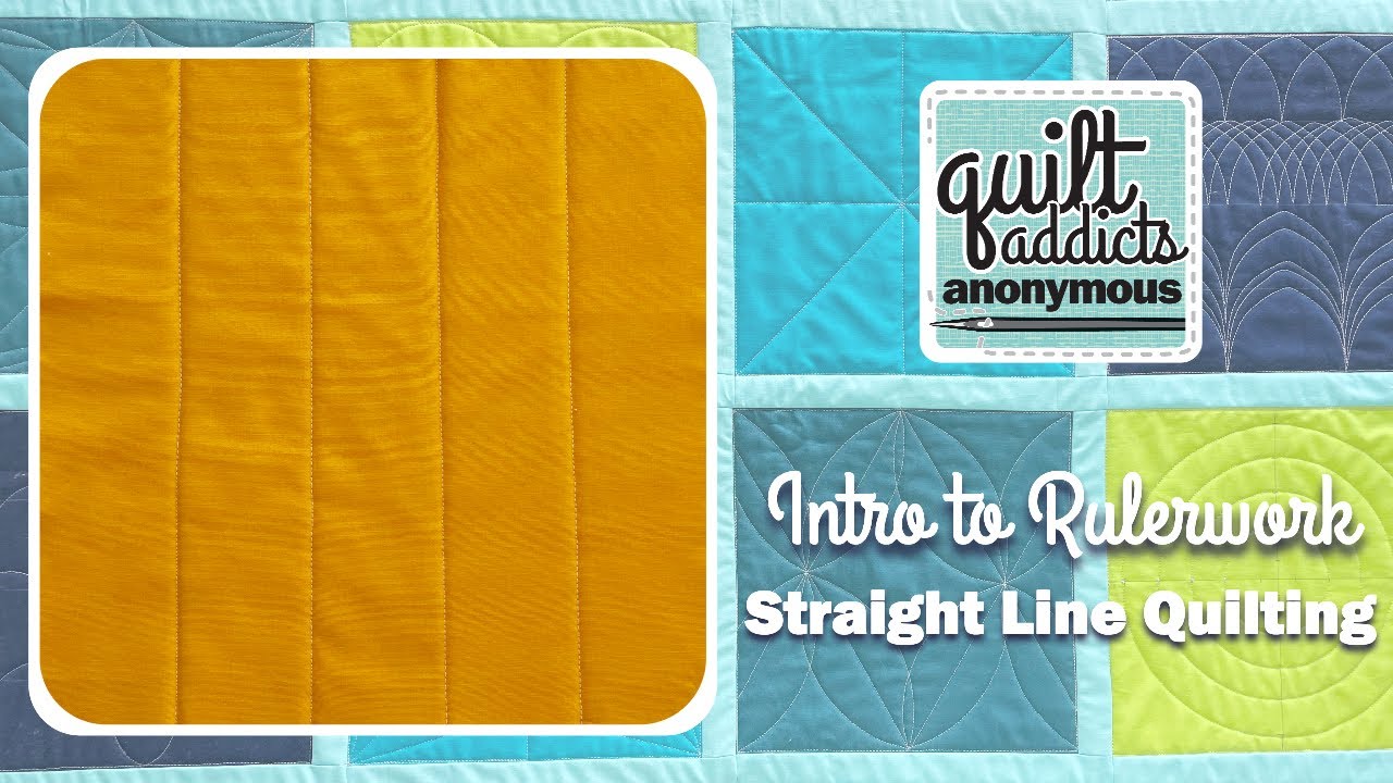 Intro to Rulerwork: 2-inch Straight Lines - YouTube