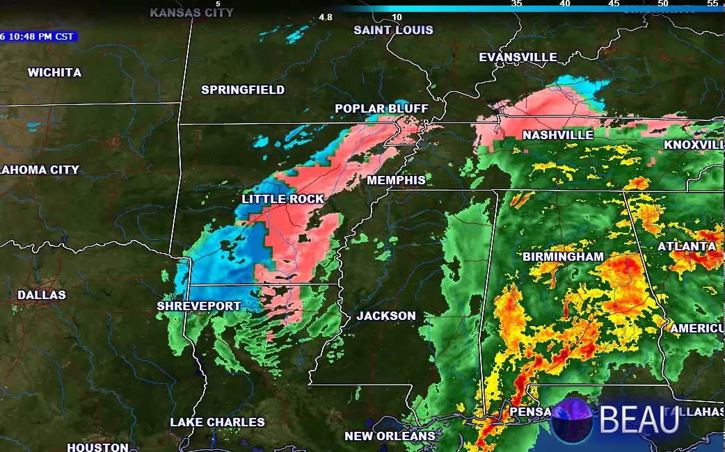 Friday morning radar loop - YouTube