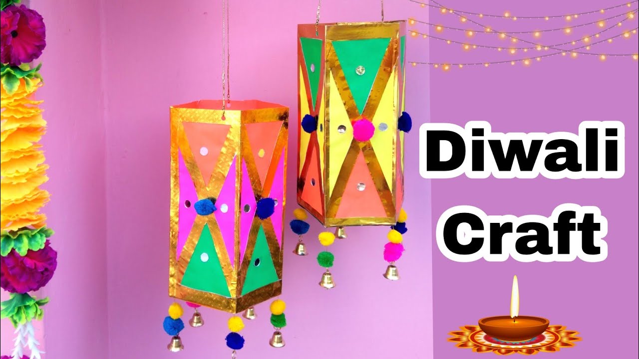 Diwali Aakash Kandil | Paper lantern | Kandil kaise banaye | DIY ...