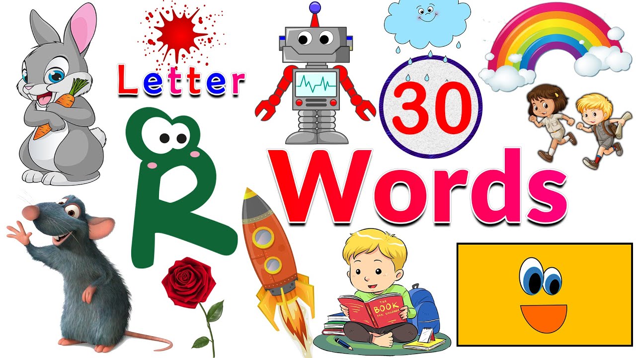 R for Rat/Letter R words for kids/Words starting with R/letter R words ...