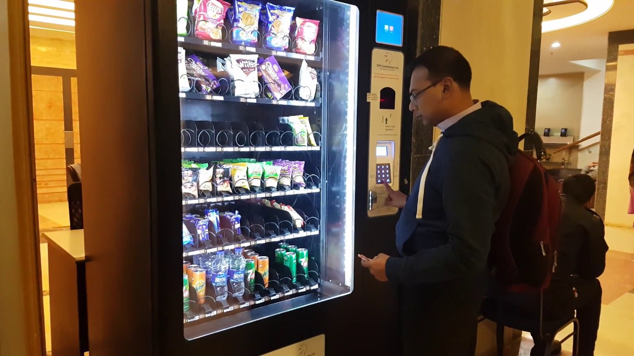 Beverage Vending Machine 4K Video (2160p) - YouTube