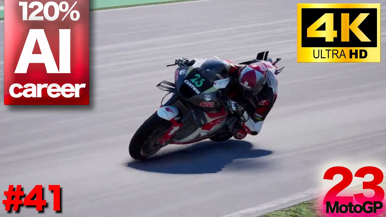 【最終戦】MotoGP23 AI120% キャリアモード第41話 バレンシア チームメイトは中上貴明選手 LCR IDEMITSU HONDA ...