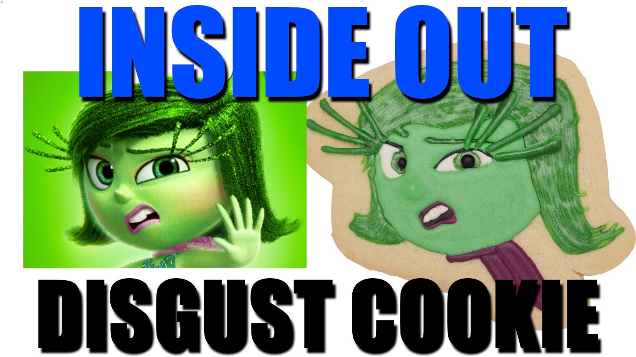 Inside Out Cookies Disgust and Birthday Cake How To Do Tutorial for ...