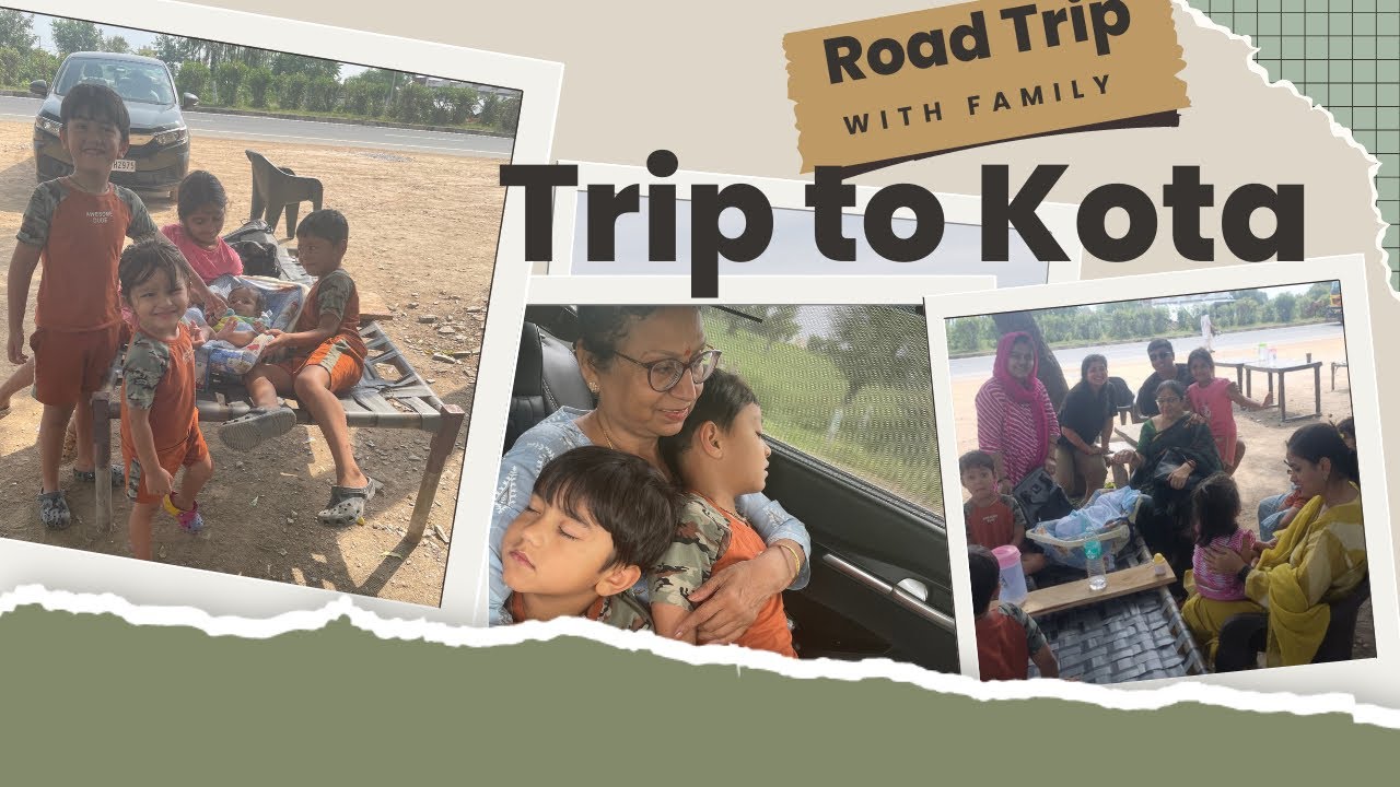 Jodhpur to Kota road trip with kids. Tunnel fun in road trips - YouTube