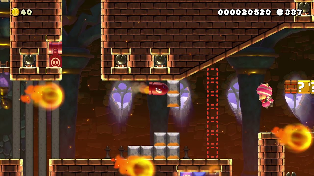 W8-Castle: The Big Bowser Chase by GamerSheep 🍄 Super Mario Maker 2 ...