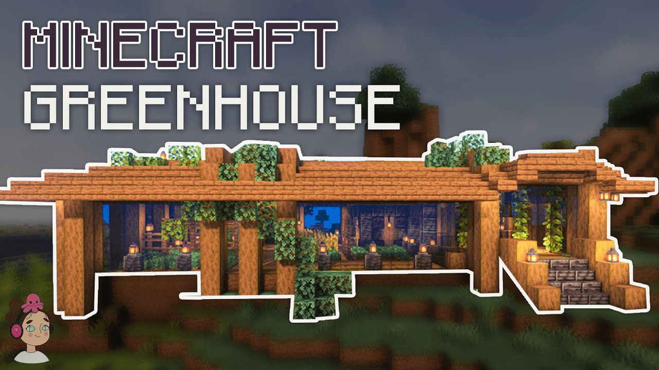 How to Build a Greenhouse | Minecraft Build Ideas - YouTube