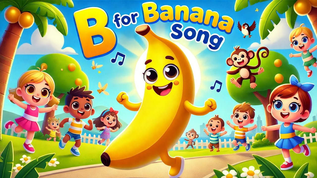 B for Banana 🍌 | Fun ABC Song for Kids! #BforBanana #KidsSongs #ABCSong ...