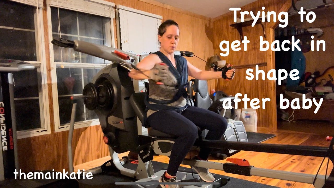 Trying to get back in shape after baby. - YouTube