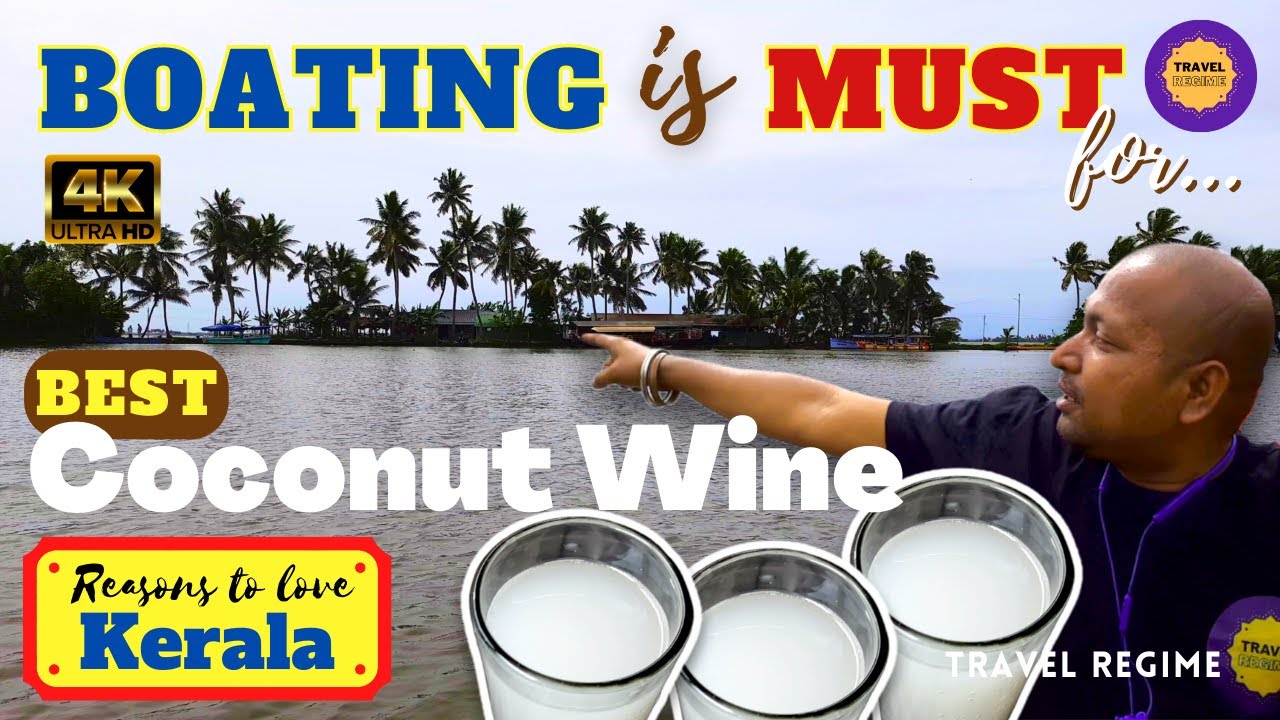 Boating for Toddy quest, Kerala Toddy shop food at Rajapuram Kayal ...
