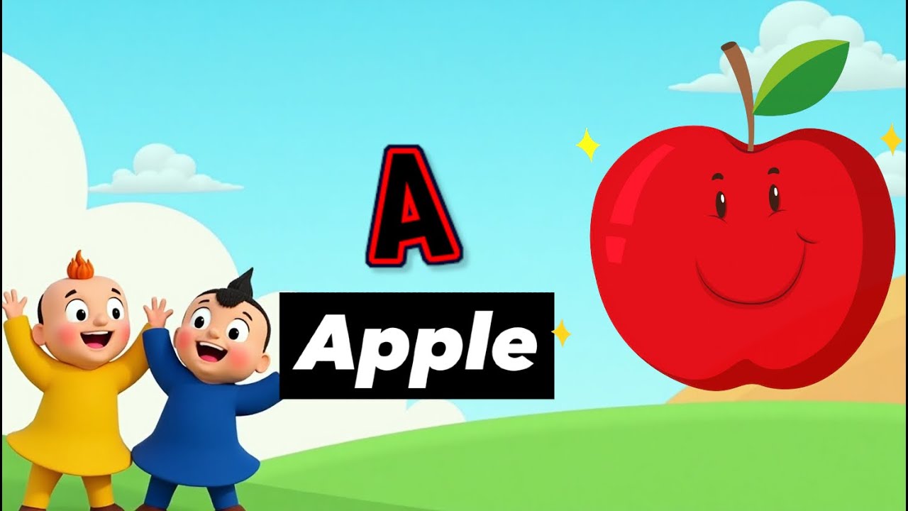 ABC Song for Kids | A for Apple | Alphabet Song with Colorful ...