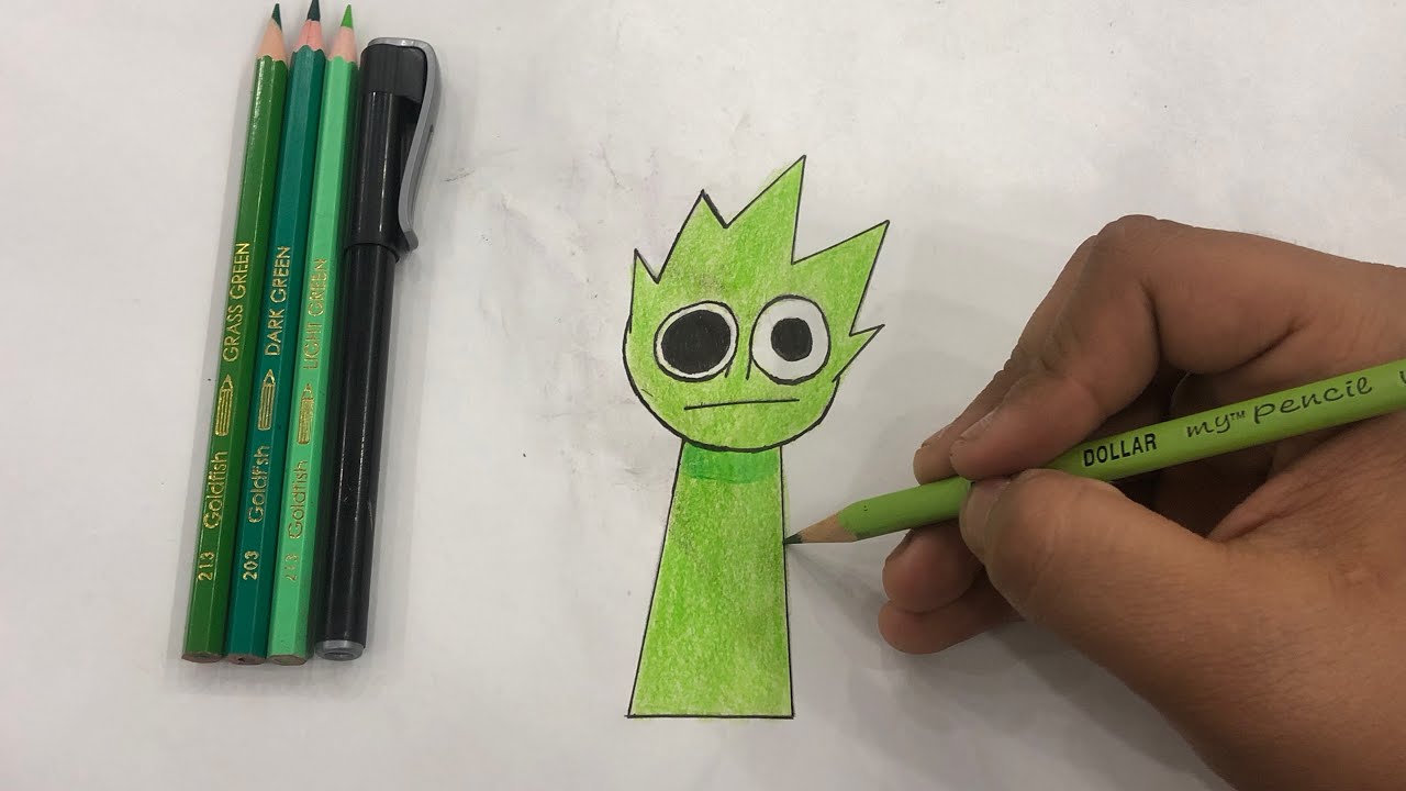 Owackx from sprunki incredibox drawing tutorial! - YouTube