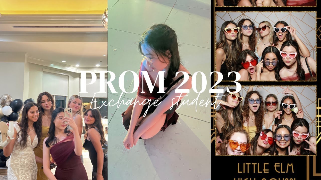 PROM 2023 (as an exchange student)VLOG!! | GRWM, PRE-PROM, DRESS REVEAL ...