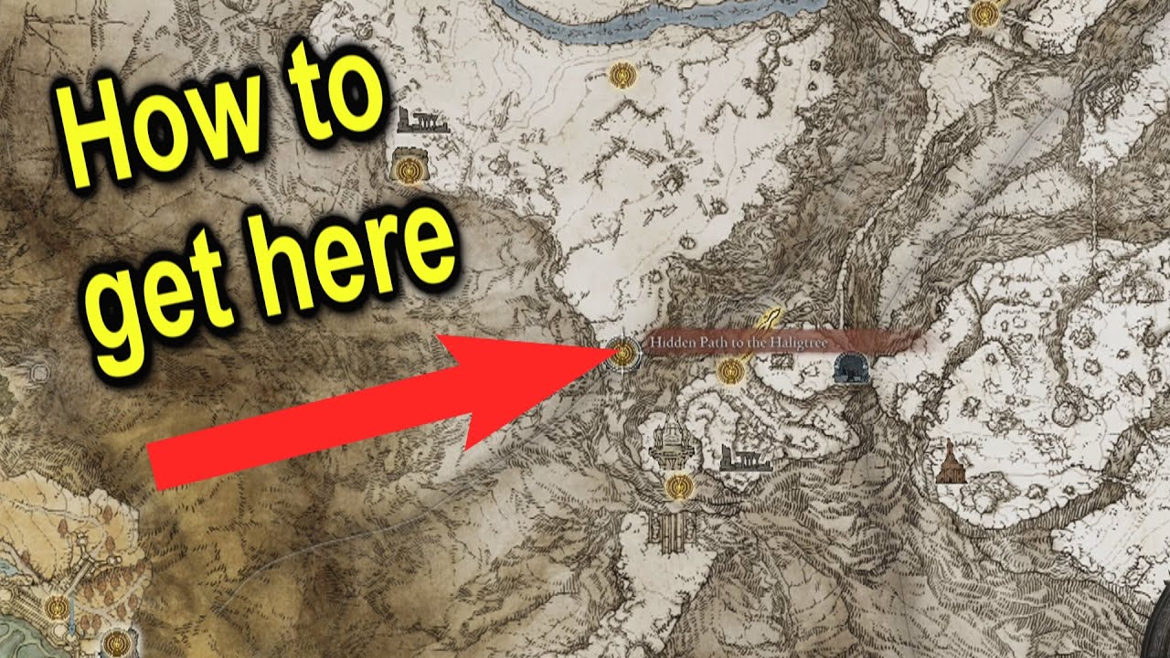 Get to the secret snow area | Hidden Path to the Haligtree - YouTube