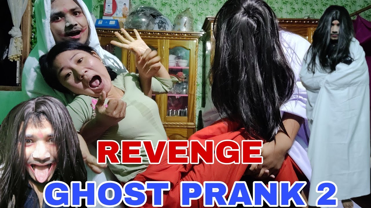 REVENGE ghost prank 2 // Last reaction is so good🤣🤣🤣 - YouTube