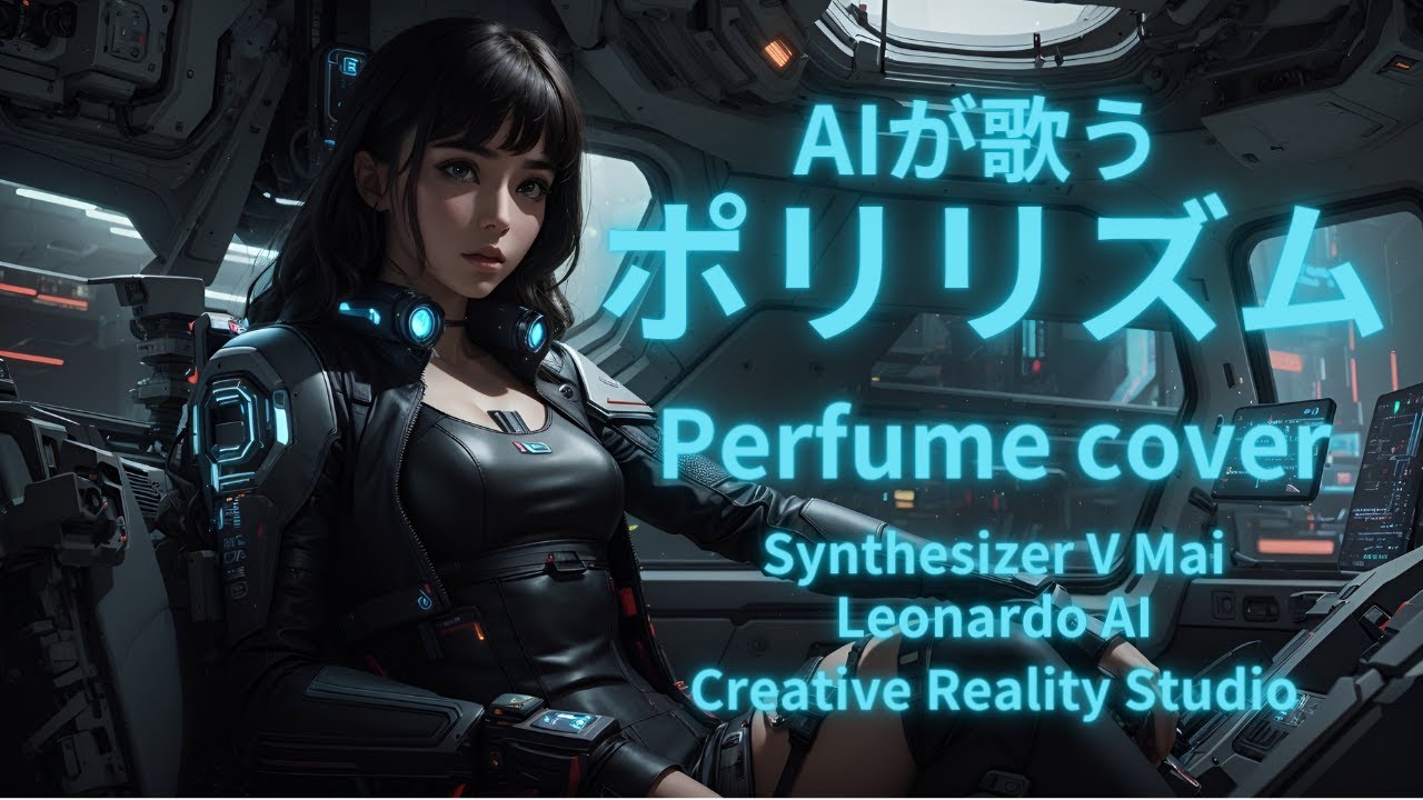 【AIが歌う】ポリリズム/Perfume cover【Synthesizer V】【Leonardo AI】【D-ID Creative Reality Studio】 - YouTube