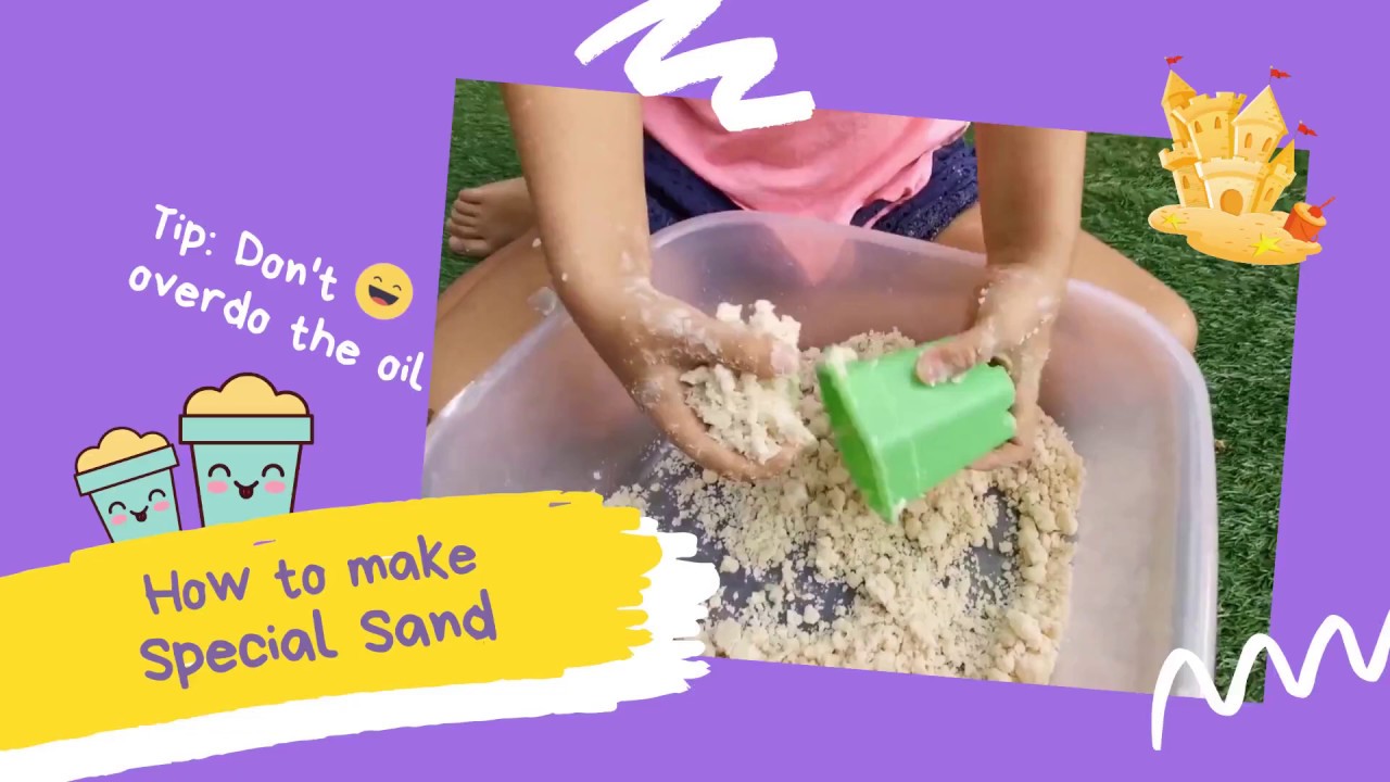 How to make Special Sand with only TWO ingredients - YouTube