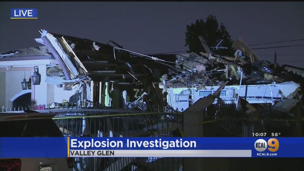 2 Men Hospitalized After Large Explosion At Valley Glen Home ...