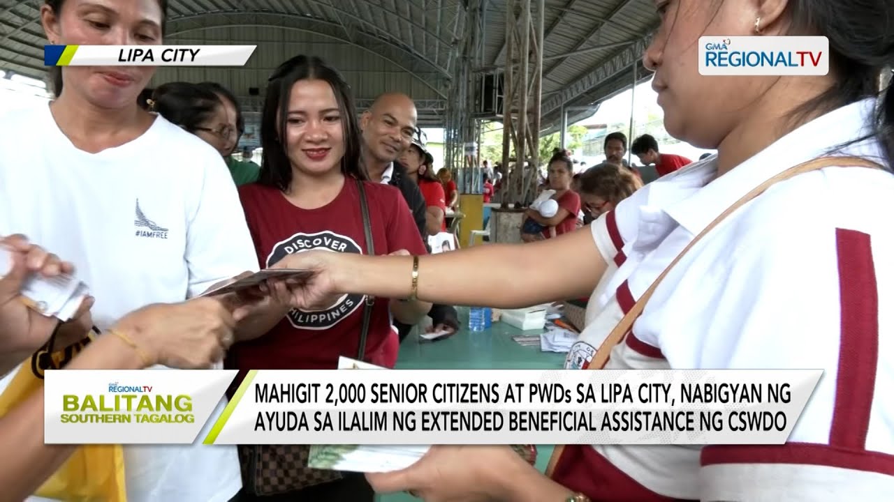 Balitang Southern Tagalog: Senior citizens at PWDs, nabigyan ng ayuda ...